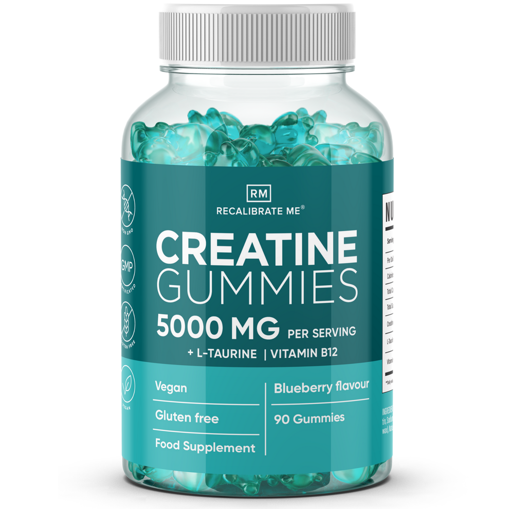 Creatine Gummies 5000 MG (Blueberry Flavour) - Creatine Monohydrate ...